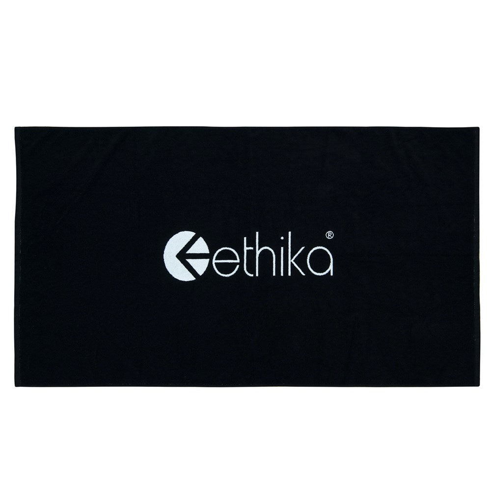 Logo Beach Towel - Black – Ethika NZ